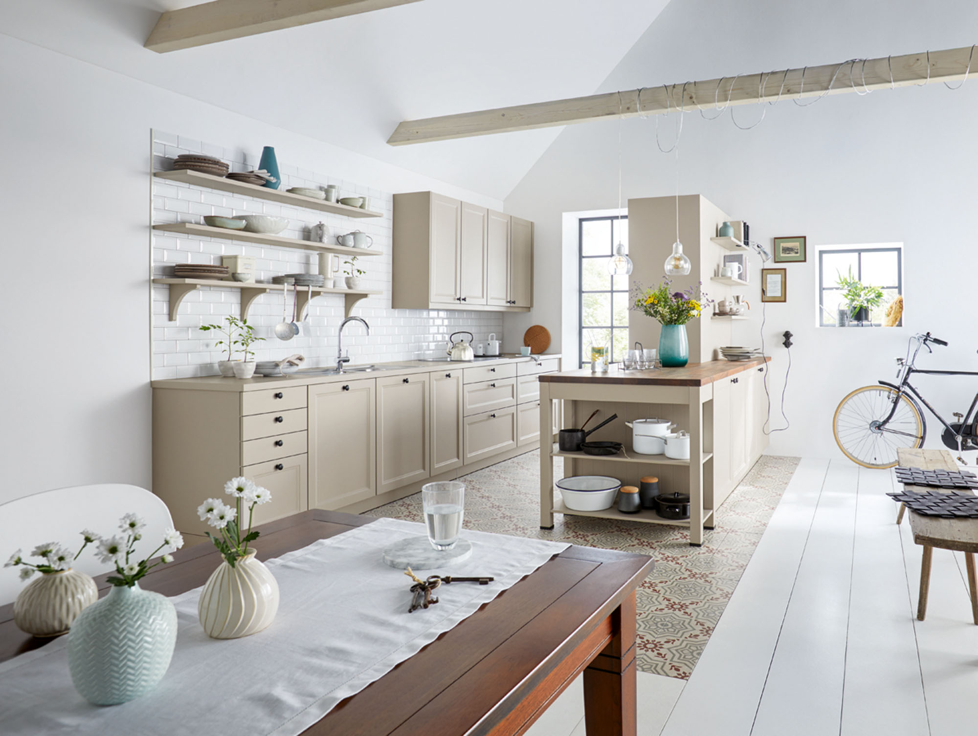 Mocha Brown & Beige Kitchens | Studio 35